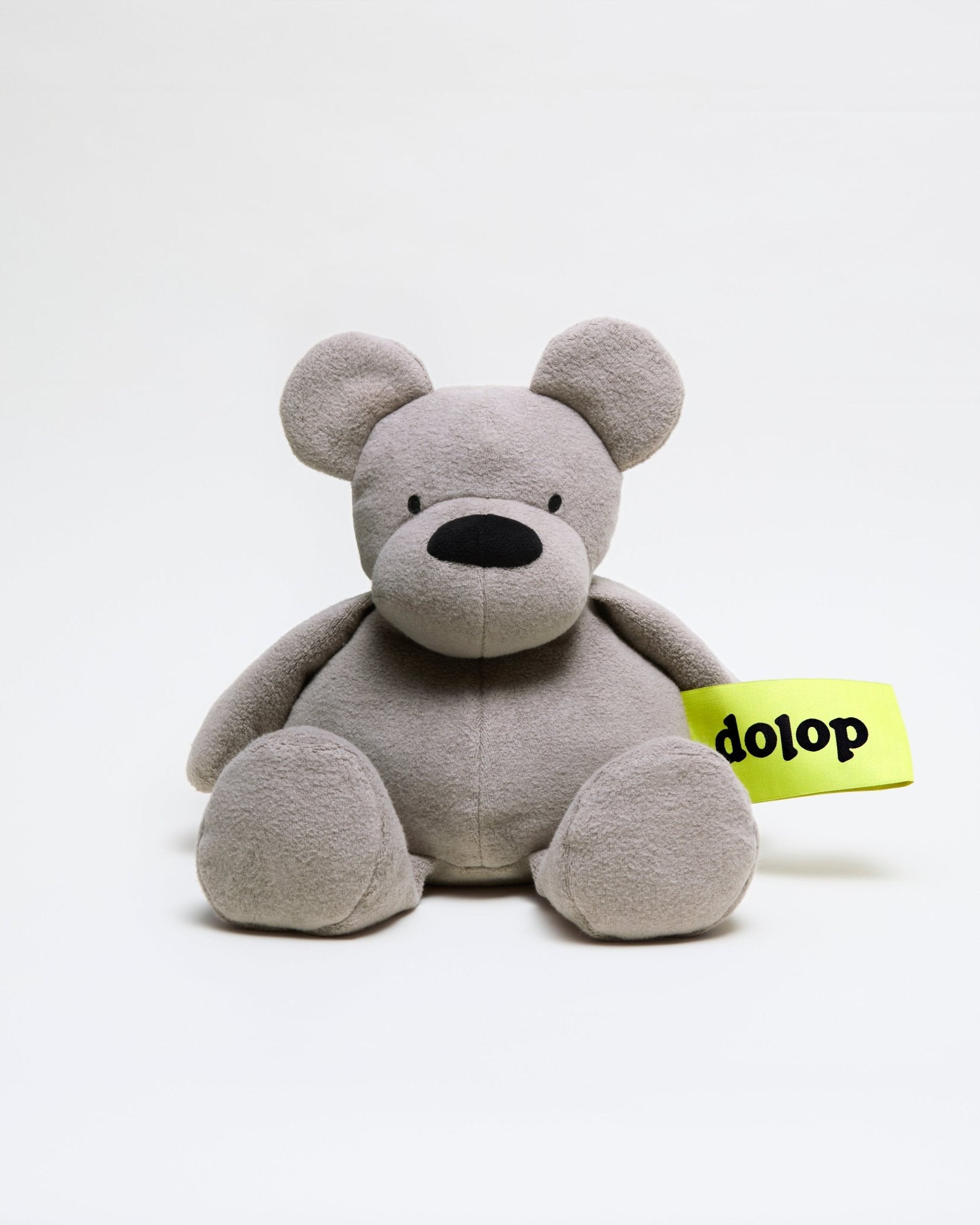 Dolop in Warm Grey | Hand-crafted modern Teddy Bear